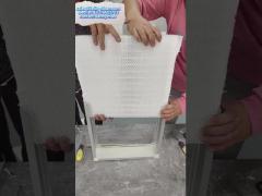 Watch: Big Dust Holding ULPA Filter of Glassfiber Aluminum Alloy Frame Showcase