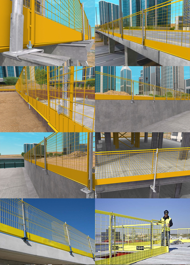 safety barriers garden edging protection Edge Fall Protection Safety