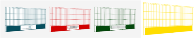 Steel Mesh Barrier Edge Protection System With Toeboard for Construction