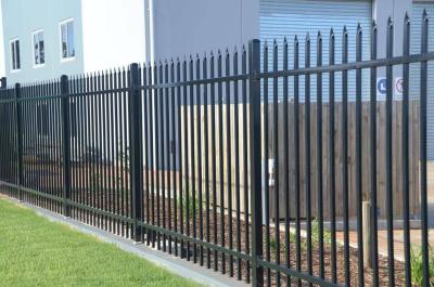 China Glavanized Iron 4ft Black Aluminum Decorative Fencing Garden Spear And Gate Design for sale