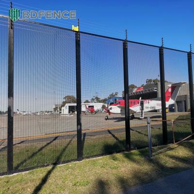 China Galvanized Clearvu High Security 358 Anti Climb Fence Plastic Coated Metal Prison Mesh Clear Vu View Fence No Climb for sale