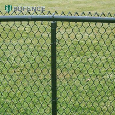 Cina Hardware Stadio Giamaica Diamond Chain Link Fence Round Post in vendita