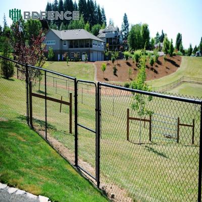 Cina Hardware Stadio Giamaica Diamond Chain Link Fence Round Post in vendita