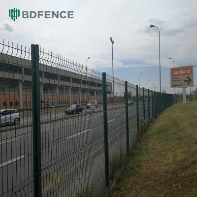 China High Quality Galvanized Steel Metal PVC Coated 3d v Bending Curved Garden Welded Wire Mesh Panel for sale