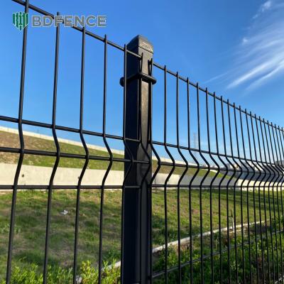 China Security Curved Metal Pvc Powder Coated 3d Welded Wire Mesh Fence Panels for sale