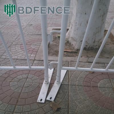 China 3D Temporary Perimeter Fencing / Crowd Barrier Fencing 2.4 X 2.95m for sale