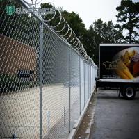 China Barbed Chain Link Fence Security for sale