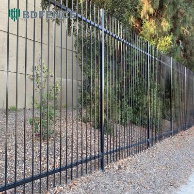 China Front Yard Tubular Steel Fence Curb Enhancer for sale