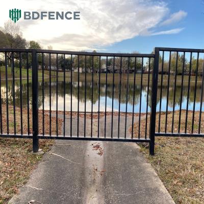 Historic Style Tubular Steel Fence Vintage Charm