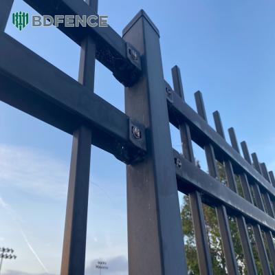 中国 塗鴉防止水平管状のフェンス 表面を簡単にきれいにする 販売のため