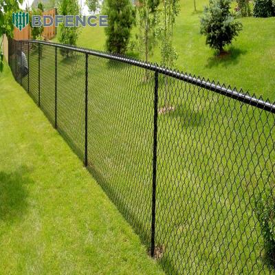 China Chain Link Fence Steel Wire Chain Link Mesh Railing Temporary Fence Window Wire Fence factory wholesale price for sale