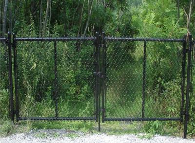 Cina l'anti polvere di corrosione ha ricoperto il recinto Gate del collegamento a catena da 8 Ft in vendita