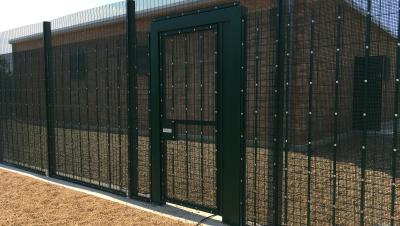 Cina nero di Powder Coated Green del recinto di furto 358 di altezza di 2m l'anti in vendita