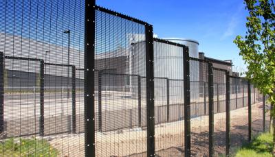 China Barbed Wire Mesh Railway Station 358 Anti Climb Fence for sale