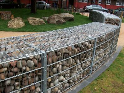 China Box 1x1x2 River Bank Mesh Protection 200x100x50 Gabion Fence System for sale