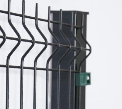 China 1.8 Meter Height 3d Welded Mesh Fencing Aging Resistant Wire With Plastic Panel for sale