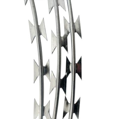 China Anti Climb 2m Height Galvanized Razor Wire Barbed Wire for sale