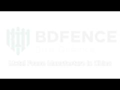 Uma altura 3d de 1,8 medidores soldou Mesh Fencing Aging Resistant Wire com painel plástico