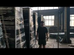 Black anti-climb fence with vertical support