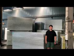 powder coating CM Post V Mesh Security Fencing