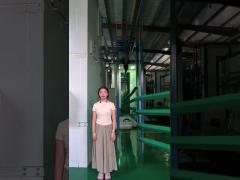 Flatten Top Powder Coating Tubular Metal Fence