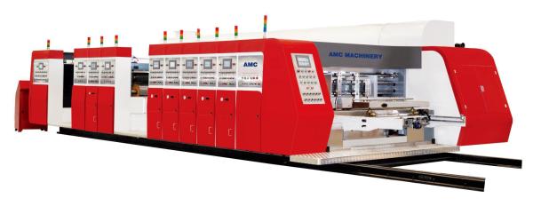 Quality Flexo Printing Slotting Die Cutting Machine PLC Control SYKM-HDF-1224 for sale
