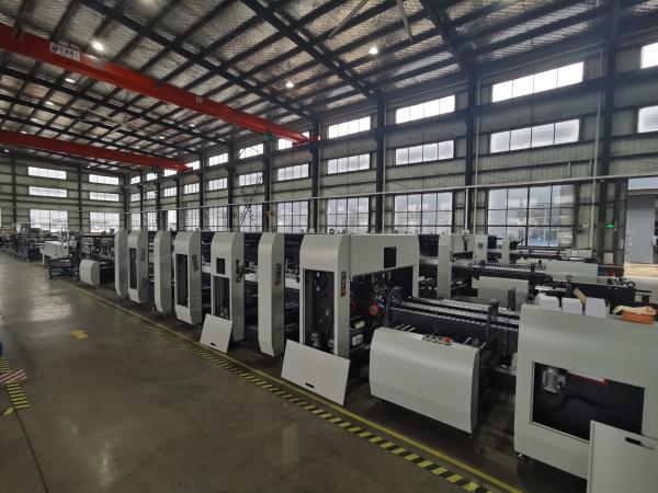 Quality JH-1500F-ACJ Folder Gluer Machine Three Plates Structure and Pusher for Correcting Unit for sale