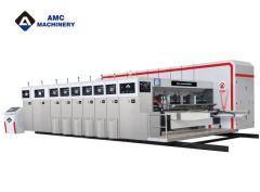 Geaffineerde kartonnen doos Flexo printer Slotter Die Cutter PLC Control CE goedgekeurd