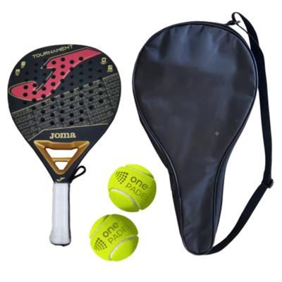 China El OEM modifica las estafas de la paleta para requisitos particulares del tenis de la fibra de carbono de la estafa 3K 12K 18K de Logo Professional Best Quality Padel en venta