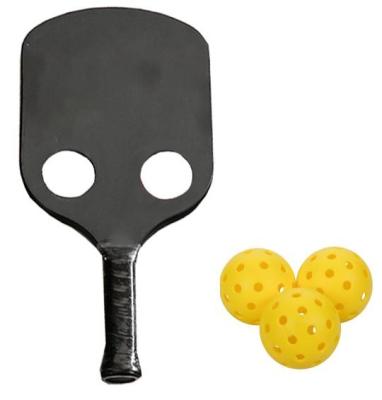Cina USA Pickleball approvato texture ruvida superficie di carbonio per spin & cuscinato perforato contorno presa contro scivolosità in vendita