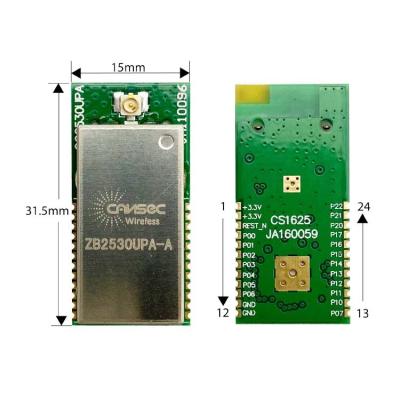 China 2.5uA antena del PWB del módulo 20dBm del Ti CC2530 ZigBee de la radio 3,0 en venta