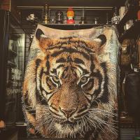Quality Y-Z Tiger Tapestry Cozy Sofa Cover Afghan Blankets Bohemian Cotton Picnic Rug for sale