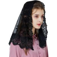 Quality Y-Z White Bridal Embroidery Flower Lace Edged Bridal Veils for Hijab Ladies for sale