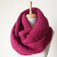 Quality Y-Z Soft Acrylic and Wool Yarn Infinity Winter Cowl Knit Man Women Many Colors for sale