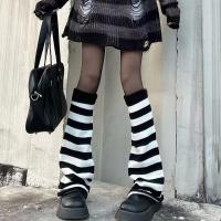 Quality Y-Z Fall Winter Knitted White Warm Yoga Gothic Horn Knee High Leg Warmers for for sale