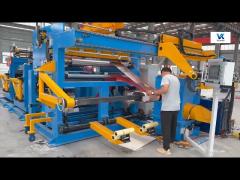 programmable plc control automatic transformer foil winding machine