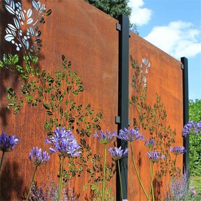 Cina Il laser ha tagliato la segretezza dell'acciaio di Corten di progettazione della deriva scherma il recinto Panels For Garden in vendita