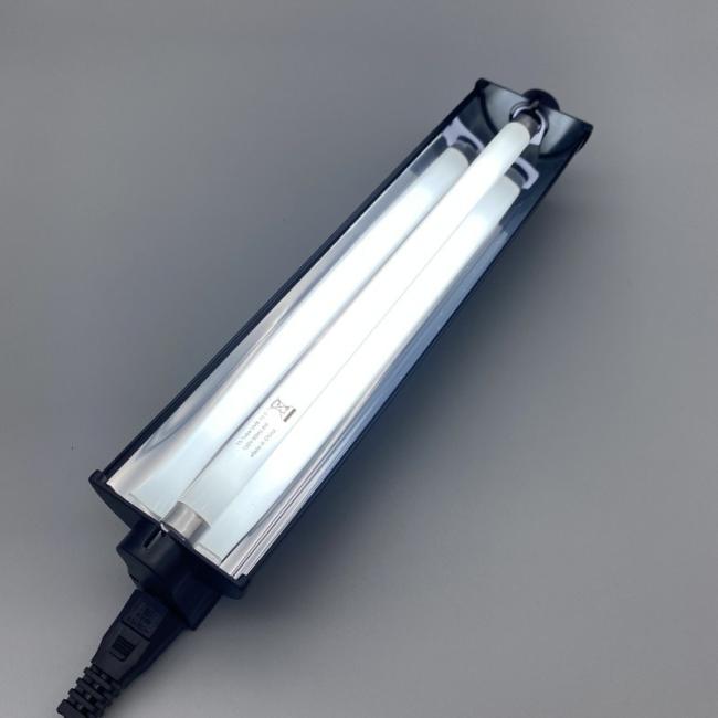 24W HO T5 UVB Reptile Light installed in habitat