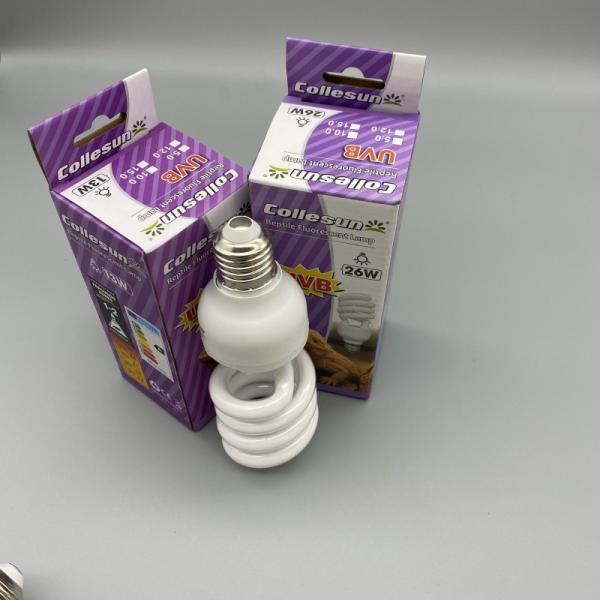 Quality OEM Desert CFL UVB Light Fluorescent Uv Lamp For Reptiles White for sale