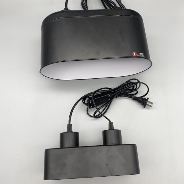 Quality 180W Reptile Dual Dome Light Fixture In Glass Container Double Dome Heat Lamp for sale