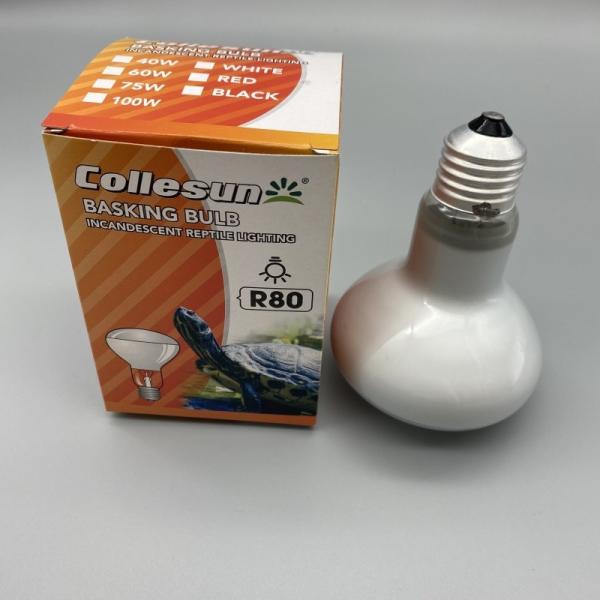 Quality E26 75 Watt Basking Bulb 220V 110V Infrared Heat Emitter Reptile Uvb Heat Lamp for sale