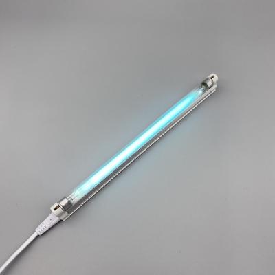 China Aluminum +Glass T5 UVC Lamp 212mm 6W Ozone Producing Uv Bulbs for sale