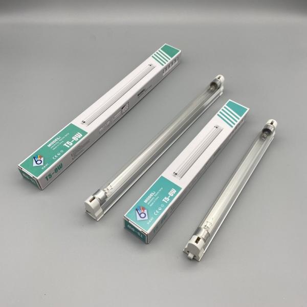 Quality Aluminum +Glass T5 UVC Lamp 212mm 6W Ozone Producing Uv Bulbs for sale