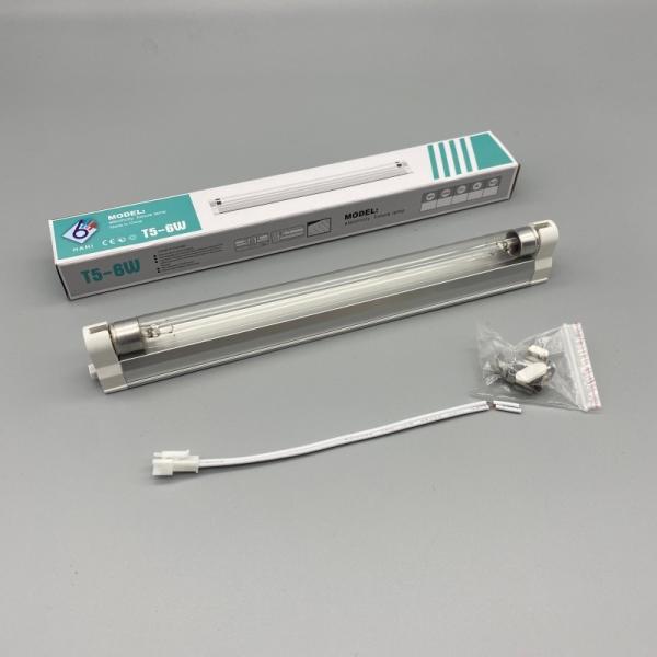 Quality Aluminum +Glass T5 UVC Lamp 212mm 6W Ozone Producing Uv Bulbs for sale