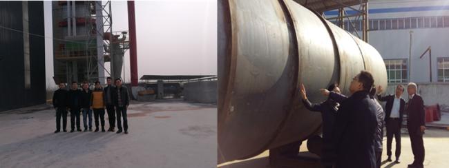 Mechanical Rotary Drum Dryer, Energy Saving For Dregs Materials