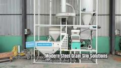 High Tech Smart Equipment – Panoramic Display of Integrated Grain Milling Rice‑Milling Complete Unit