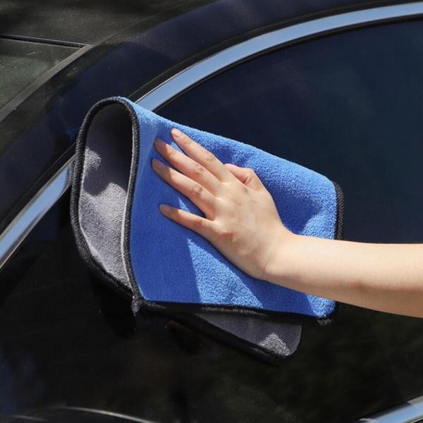 Quality Customized Automotive Microfiber Cloths Thick Coral Fleece Lightweight for sale