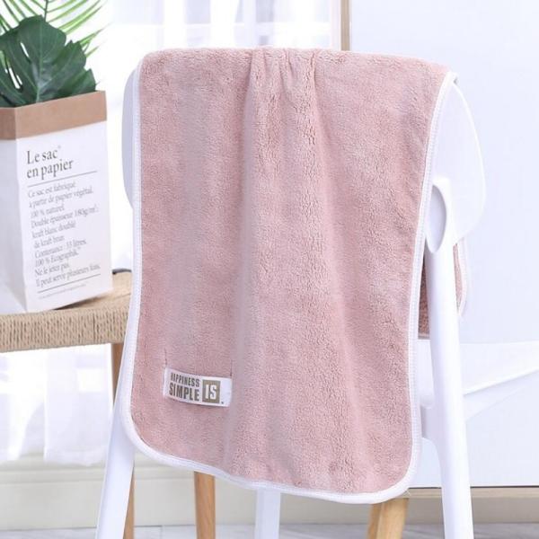 Quality Bathroom Coral Fleece Microfiber Hair Towel Portable For Travel Use for sale