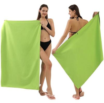 China Lightweight Fast Drying Bath Towels Suede Fabric Easy Cleanup Fade Resistant for sale