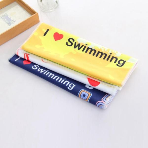 Quality Microfiber Suede Custom Printed Gym Towels Quick Dry and Odor Resistant for sale
